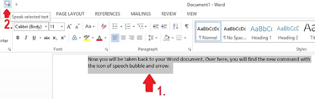 Enable Audio in Your Word Document to Make it Read Your Notes - Afidated