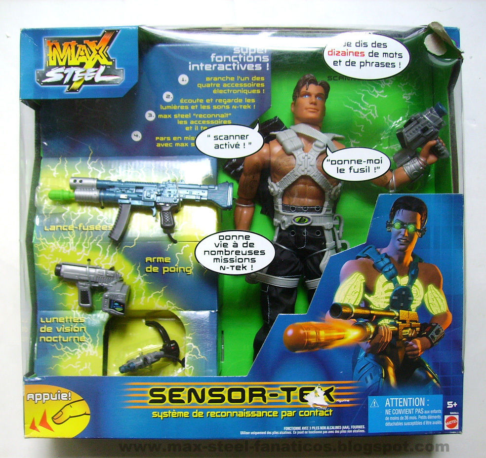 Max Steel Fanáticos: Línea Max Steel 2002 Completa