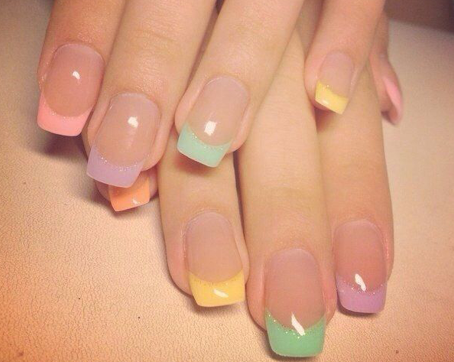 Some Color Full Nails Designs - trendsbyte