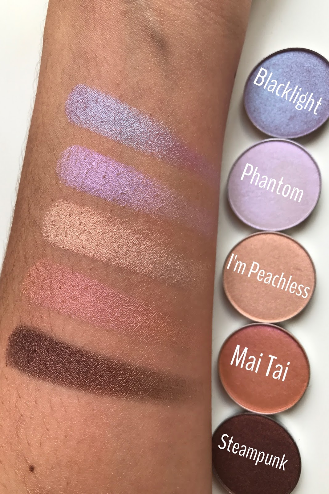 She's A Wildflower: Makeup Geek Duo Chrome Shadows