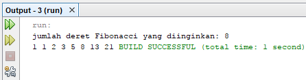 Pemrograman Java : Cara Membuat Deret Fibonacci Pada Java