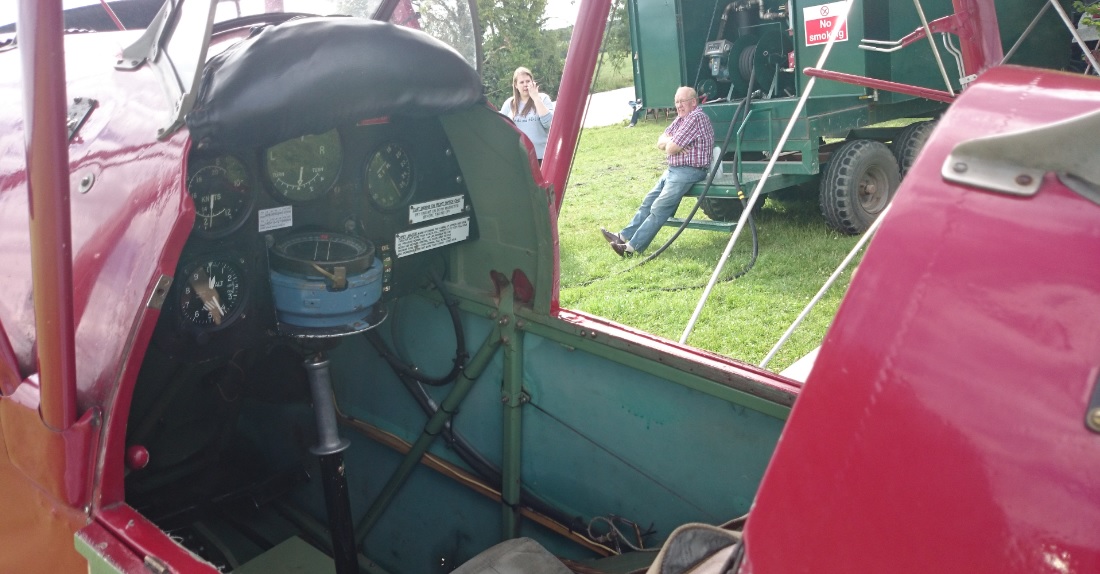 Jet & Prop by FalkeEins: Tiger Moth G-ACDC at Pent Farm airfield ...