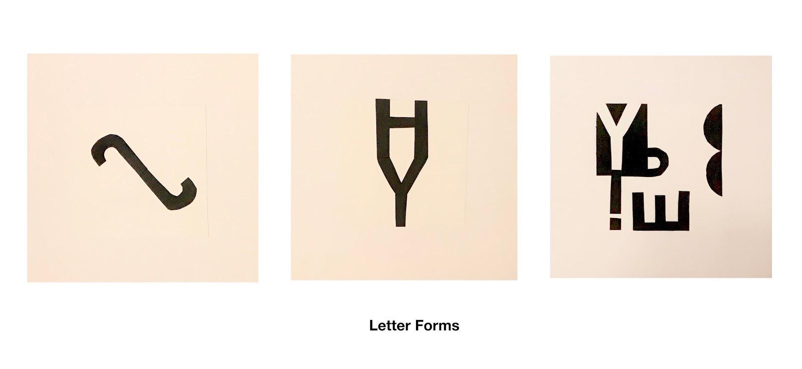 Luis Mederos Art1202C: Figure / Ground - Letter Forms