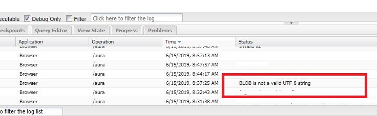 Blob Is Not A Valid Utf 8 String Salesforce Apex