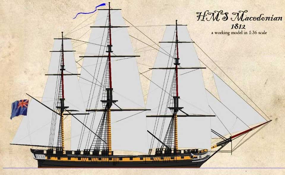 Die Fregatte der Royal Navy - HMS MACEDONIAN