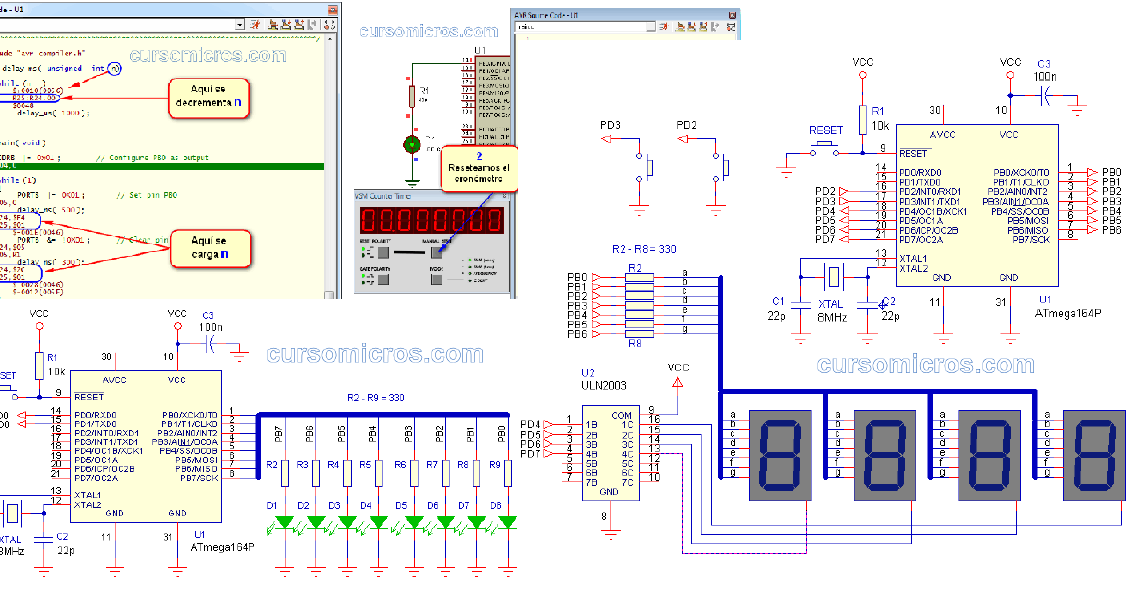 Programando AVR para la industria. : Lenguaje C-Proteus-AVR.