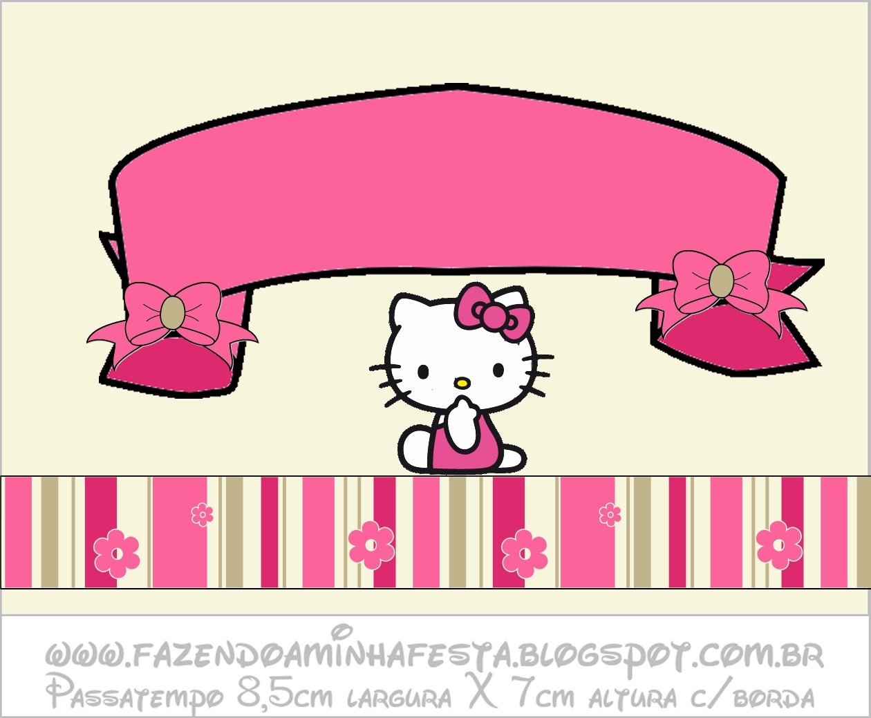 Hello Kitty with Flowers: Free Printable Candy Buffet Labels. - Oh My ...