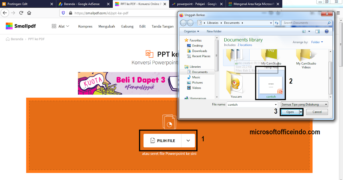 Cara Mengubah File PPT PowerPoint ke PDF - Blogger Toraja