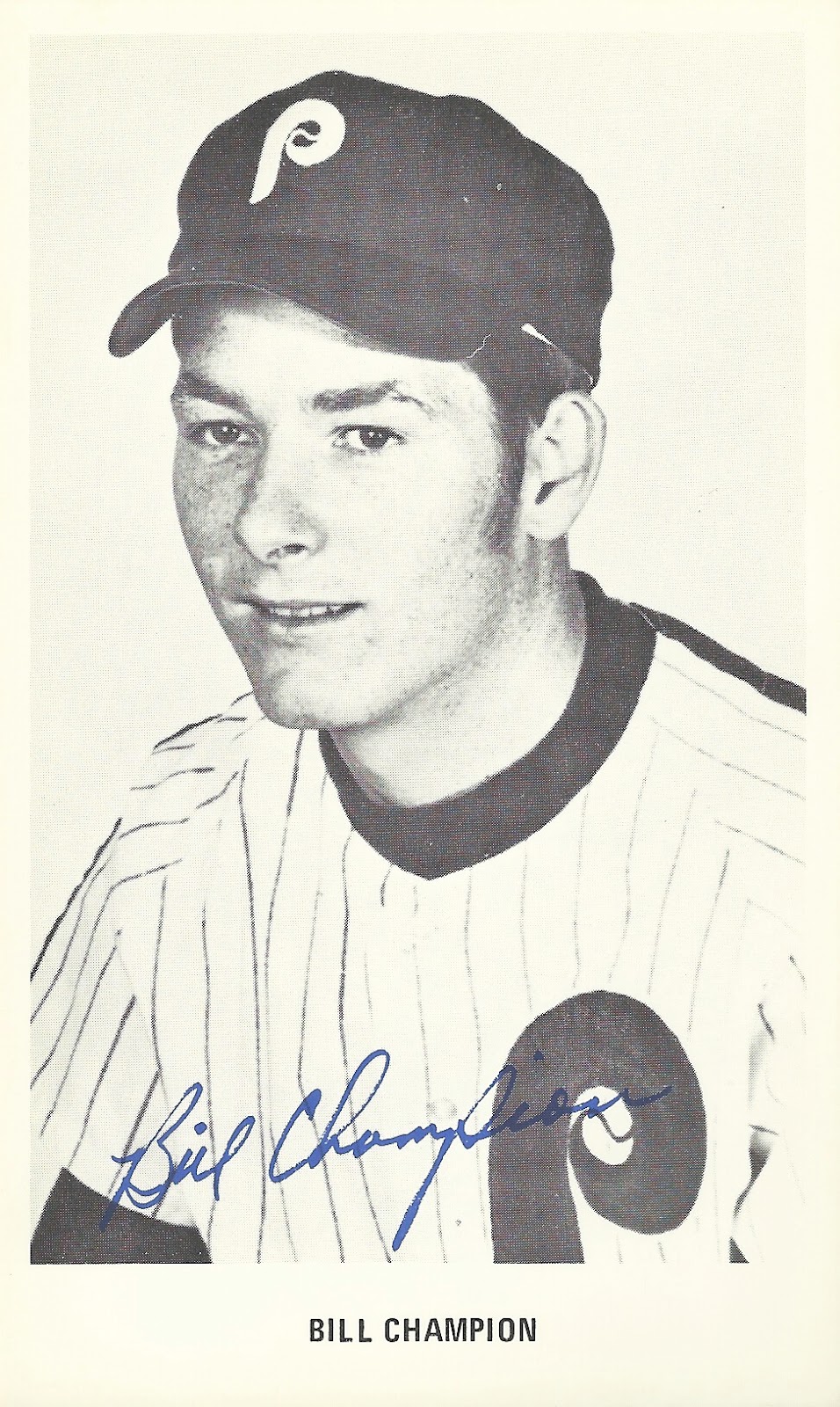 The Phillies Room: 1971 Phillies Photocards Bill Champion