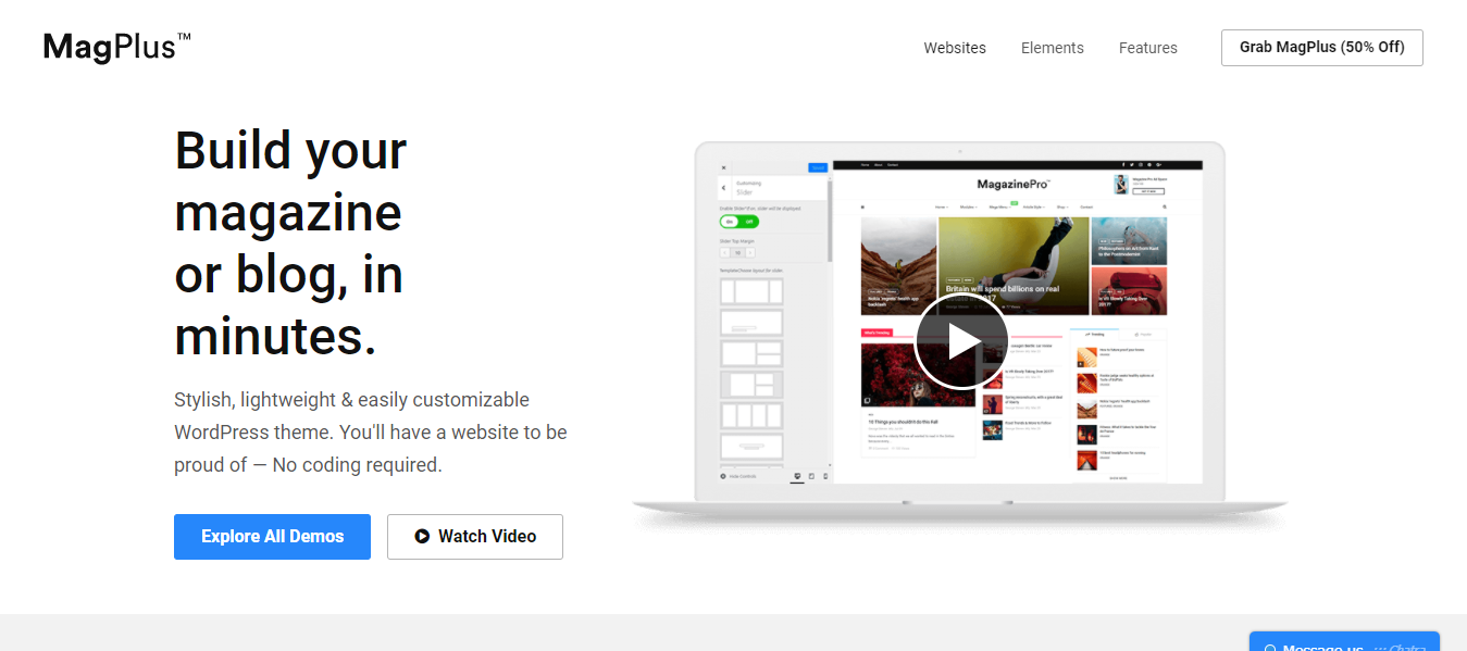 MagPlus Blog And Magazine WordPress Theme