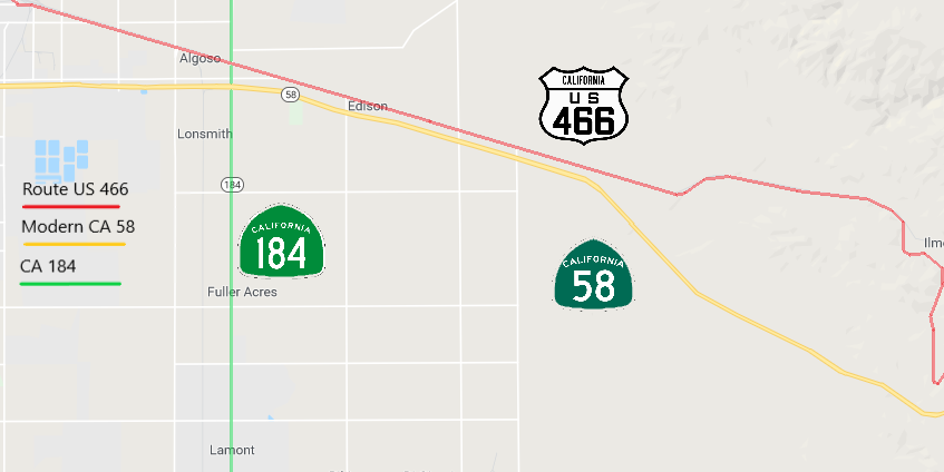 Legacy of US Route 466 Part 2; Tehachapi to Bakersfield