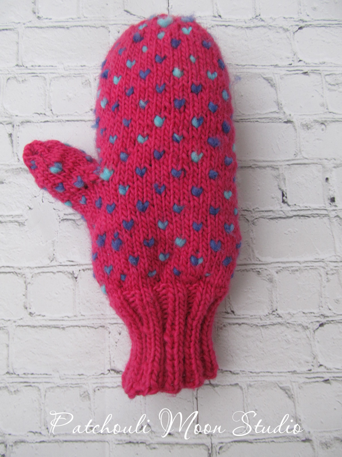 Patchouli Moon Studio: Thrummed Knit Mittens