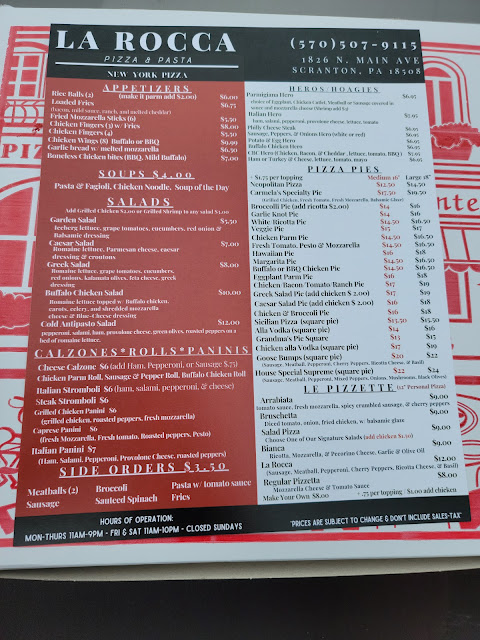 La Rocca Pizza and Pasta - Scranton | NEPA Pizza Review