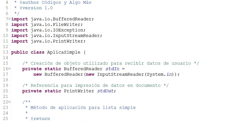 Codigos y algo mas: :: Listas Simples en JAVA