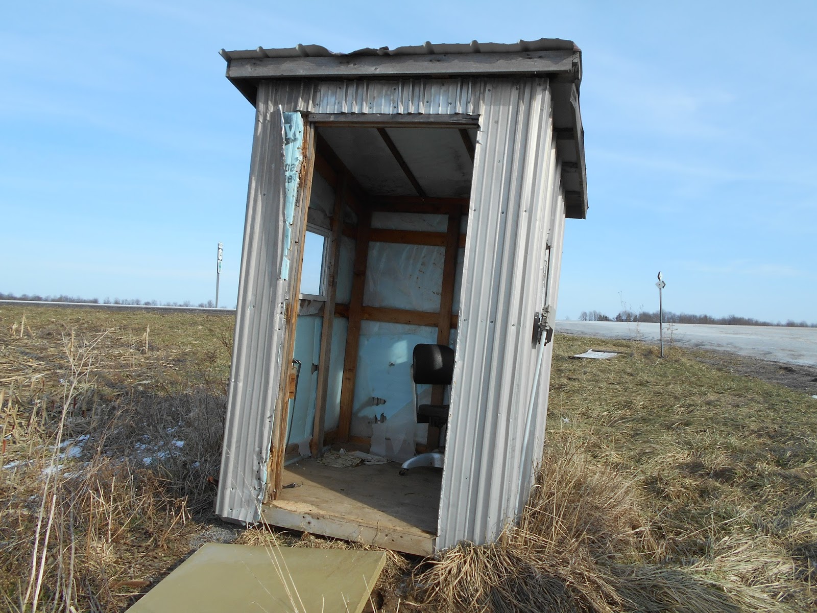 New York State of Mind: AMISH PHONE SHANTY - INSIDE