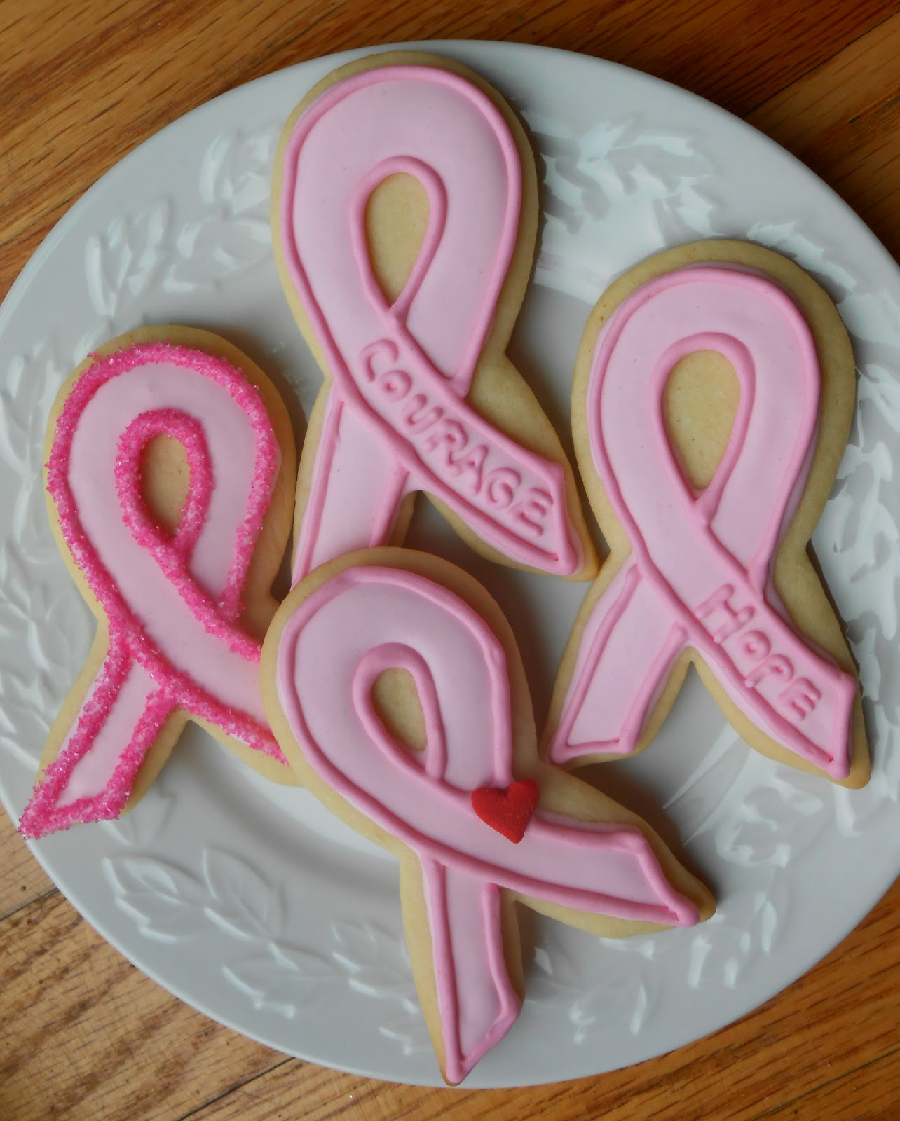 Cancer Ribbon Cookies at Stephen Jamerson blog