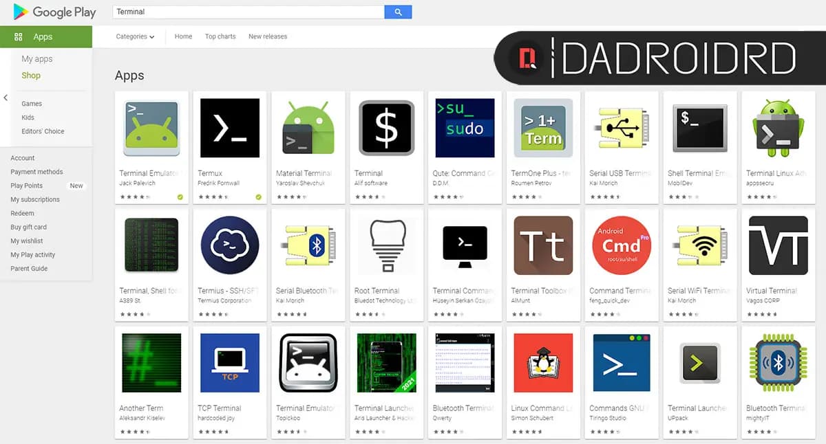 Cara menjalankan CMD / Terminal di Smartphone Android | DADROIDRD