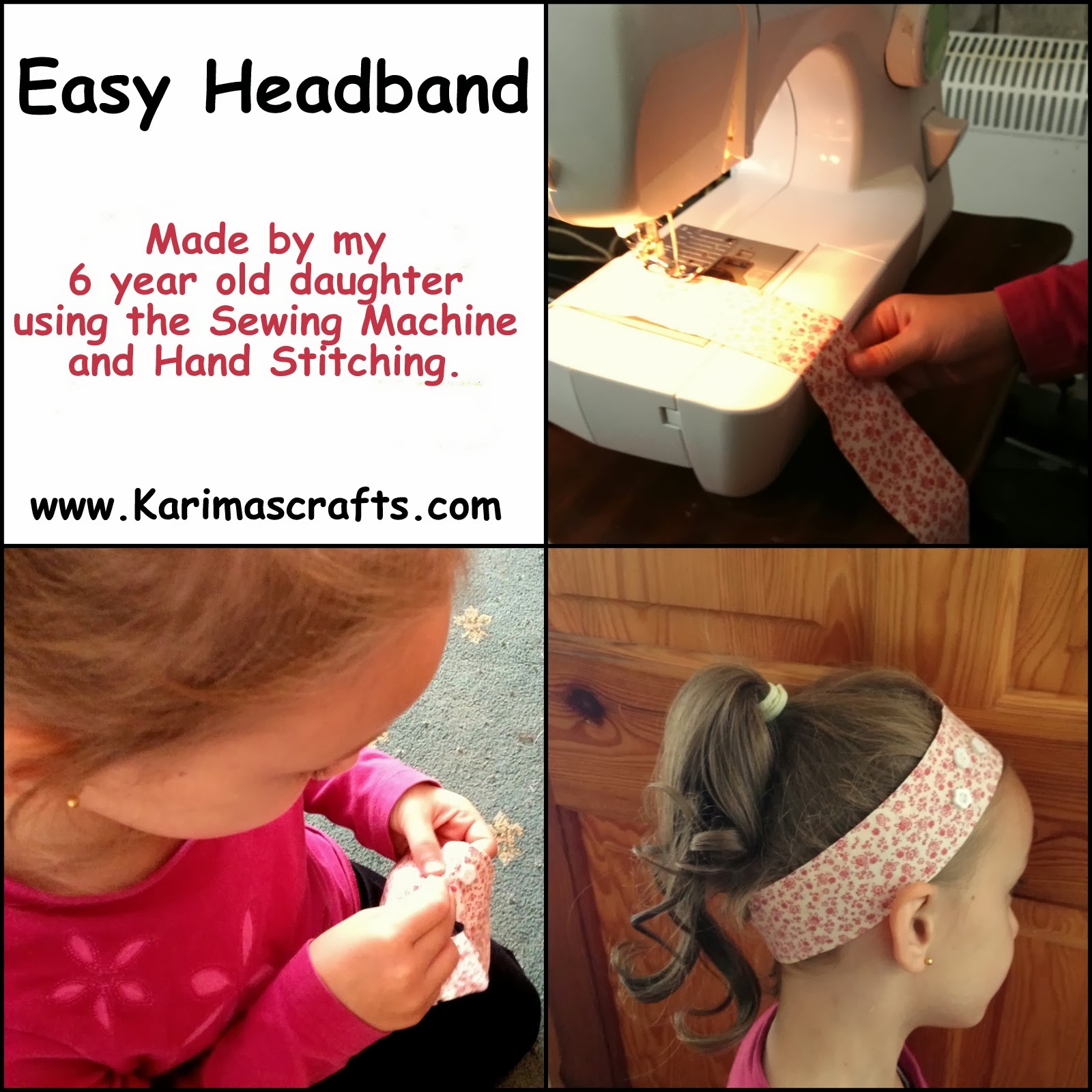 Karima s Crafts Easy Headband Tutorial Karima s Crafts Easy Headband Tutorial