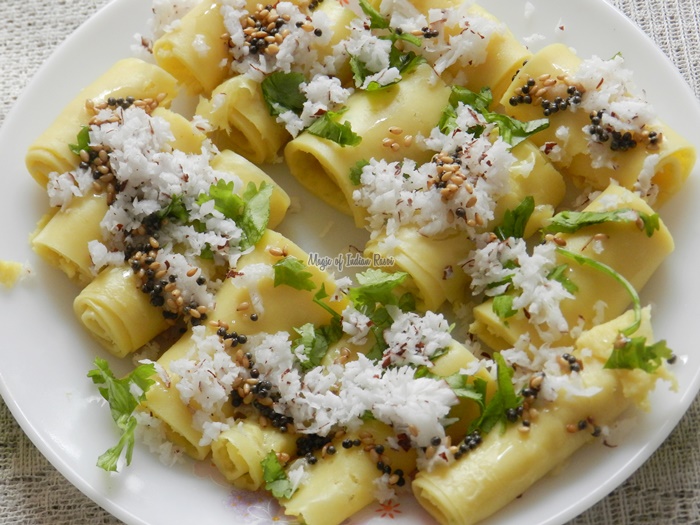 Gujarati Khandvi | Patudi | Roll Khamani Recipe | Magic of Indian Rasoi