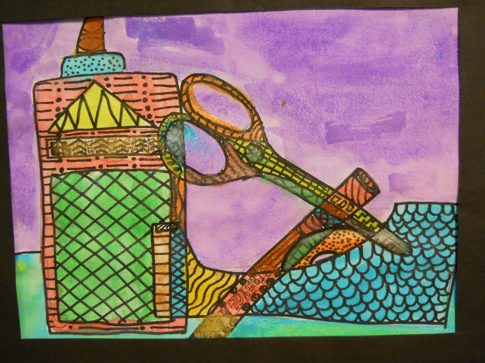 Mrs. Hull's Art Room: 5th Grade Still Life with a Twist