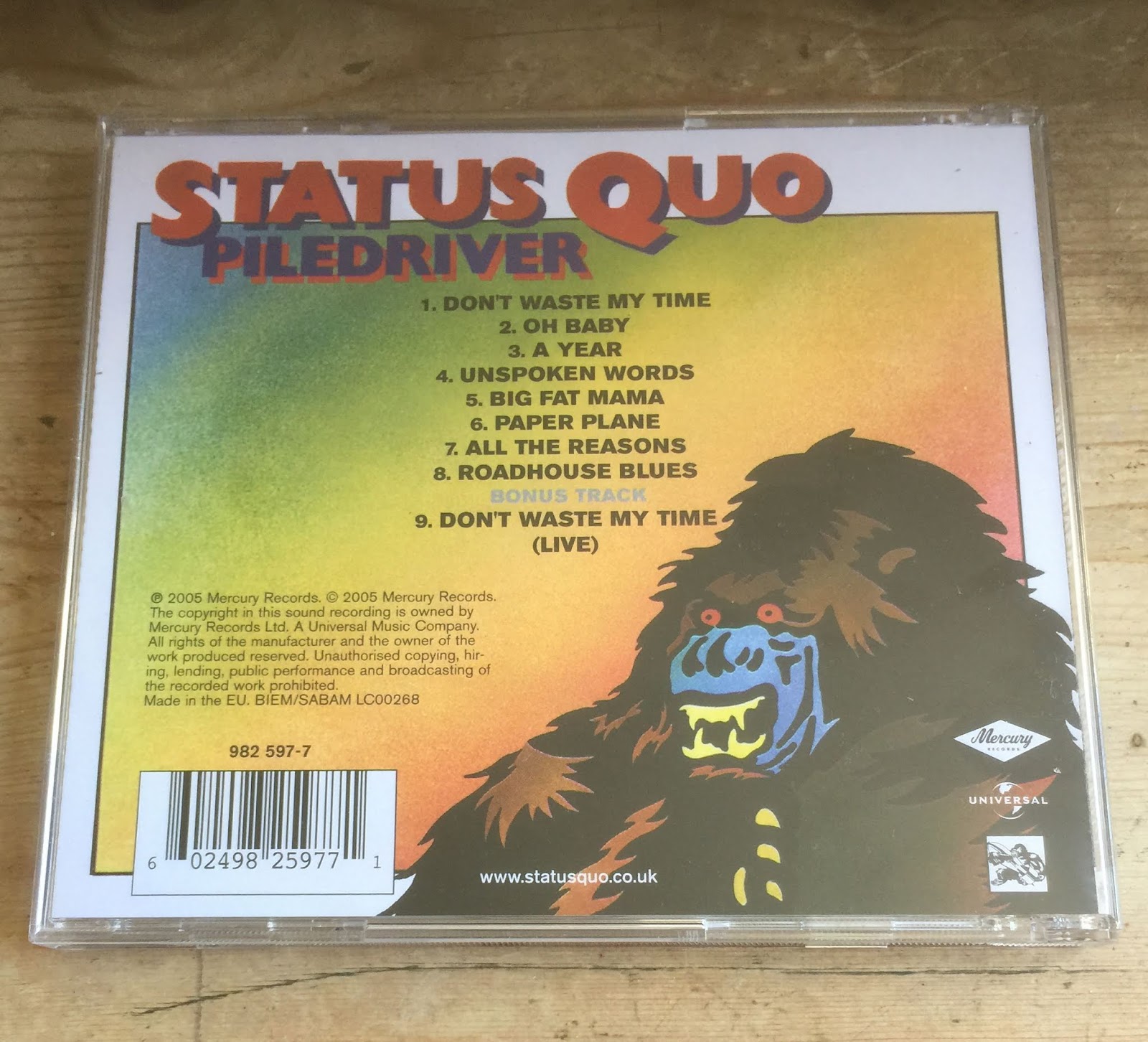 Sounds Good, Looks Good...: "Piledriver" by STATUS QUO – Fifth Album ...