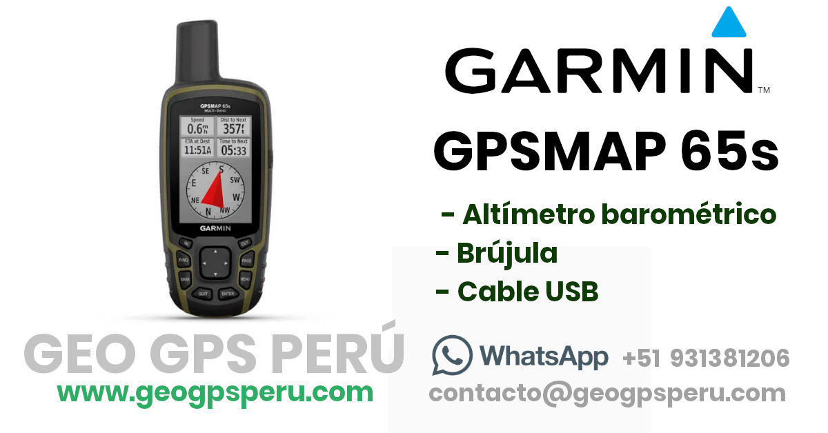 GEO GPS PERÚ: GPS MAP 65s GARMIN