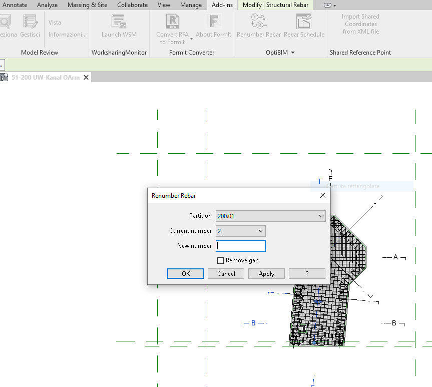 Revit Add-Ons: Free OptiBIM – Renumber and Schedule Rebar