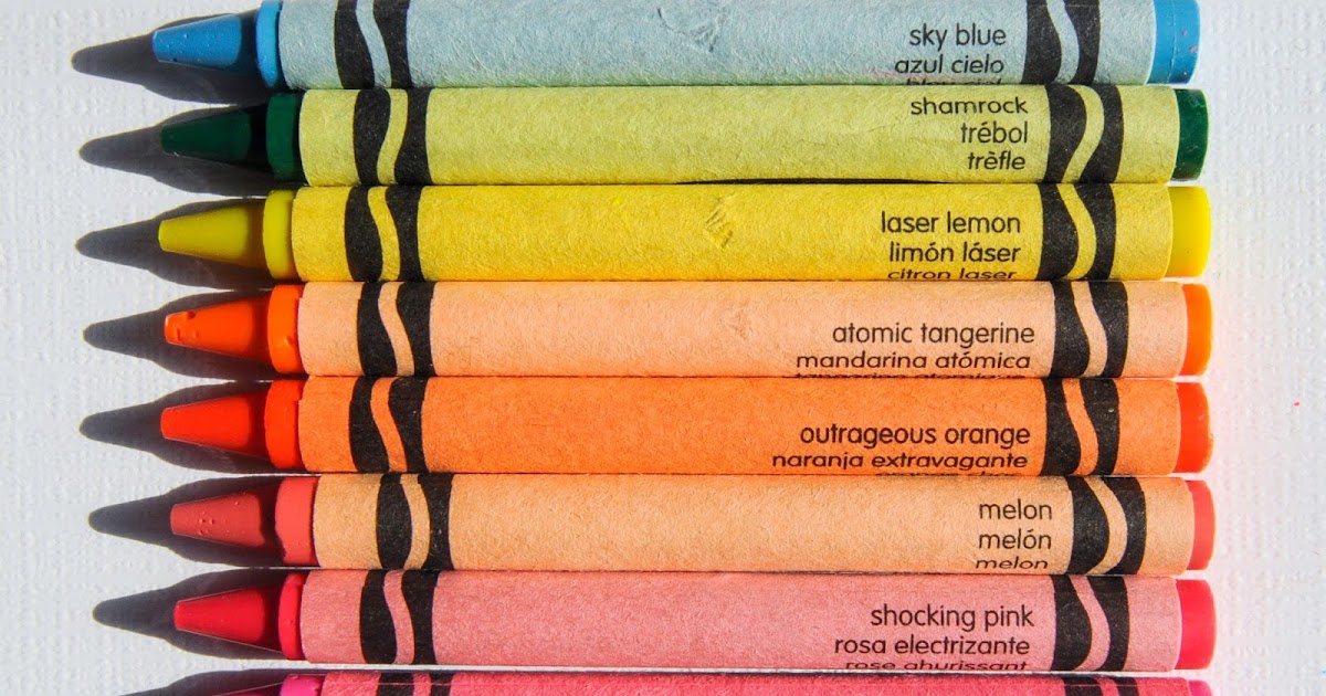 Crayola Neon Crayons: What's Inside the Box | Jenny's Crayon Collection