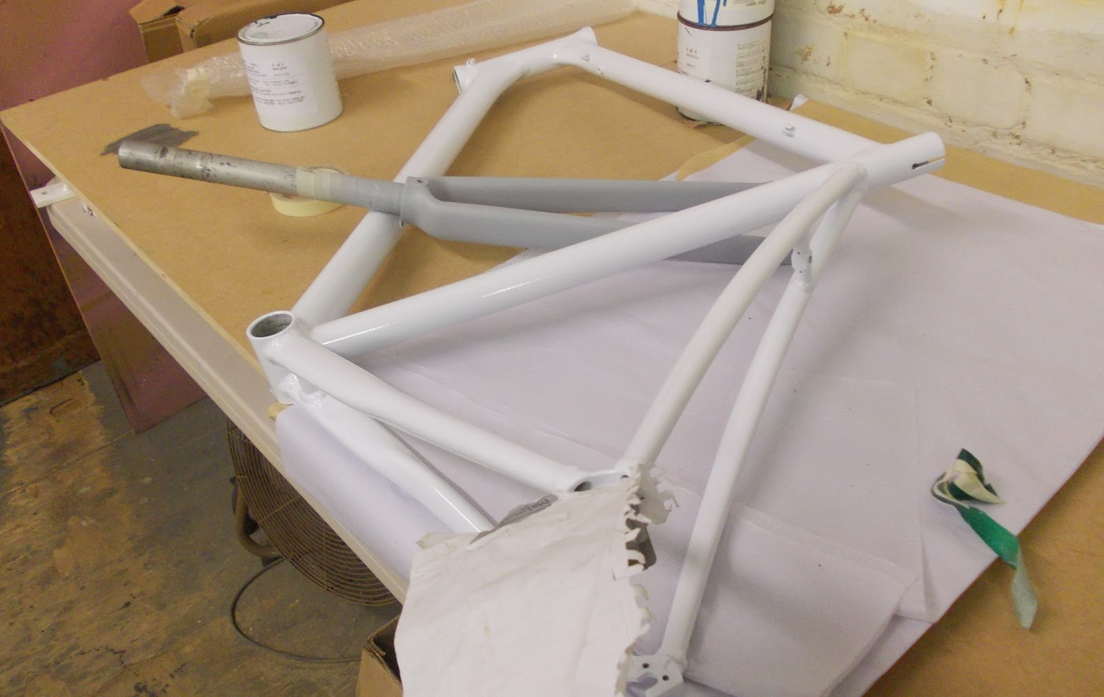 Cycle Diaries /////: /// Aluminium bike respray ///