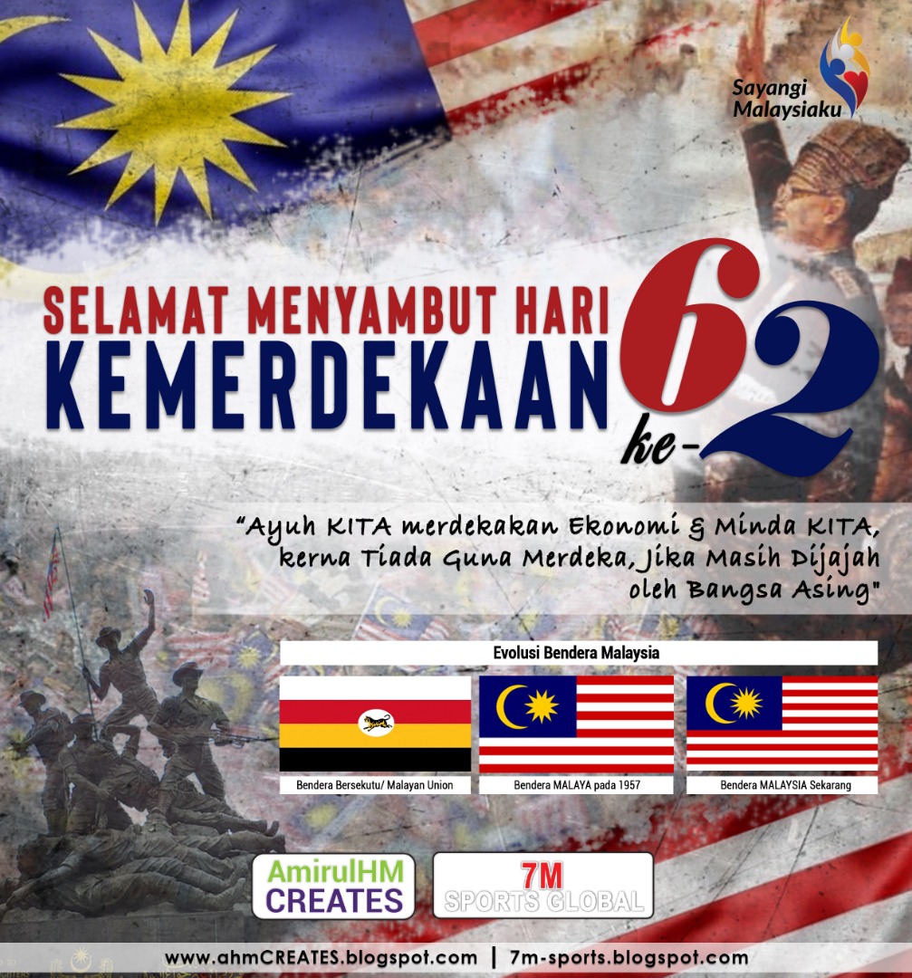 7M Sports Global: Merdeka, Merdeka, MERDEKA - 62 TAHUN, 2019.