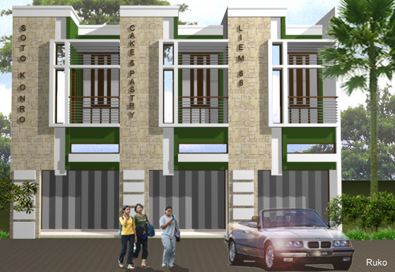 Jasa Rancang Bangun di Manado: Contoh Desain Ruko