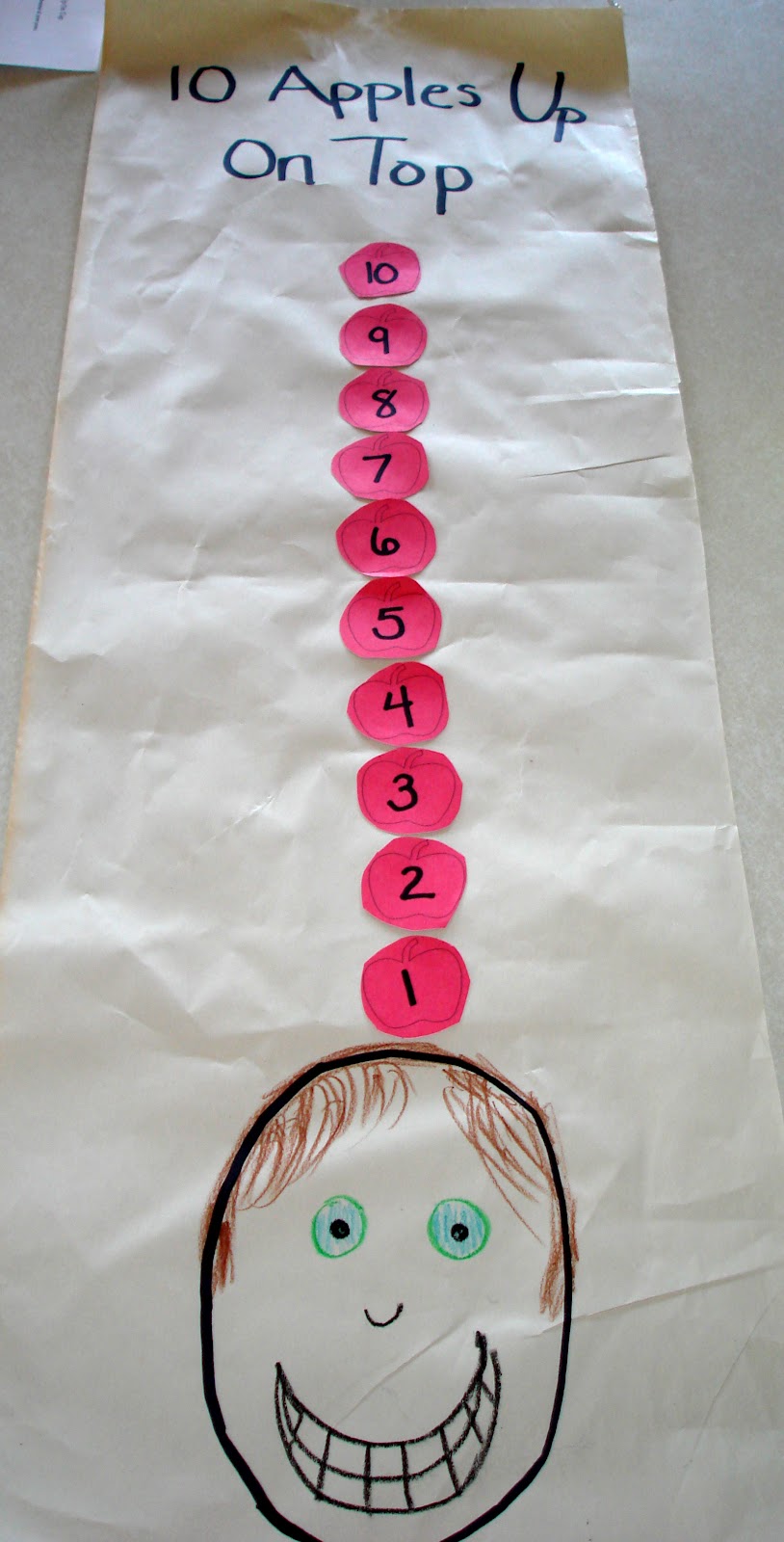 Cute Creative and Fun!: Mom & Me Book Club: "10 Apples Up On Top"