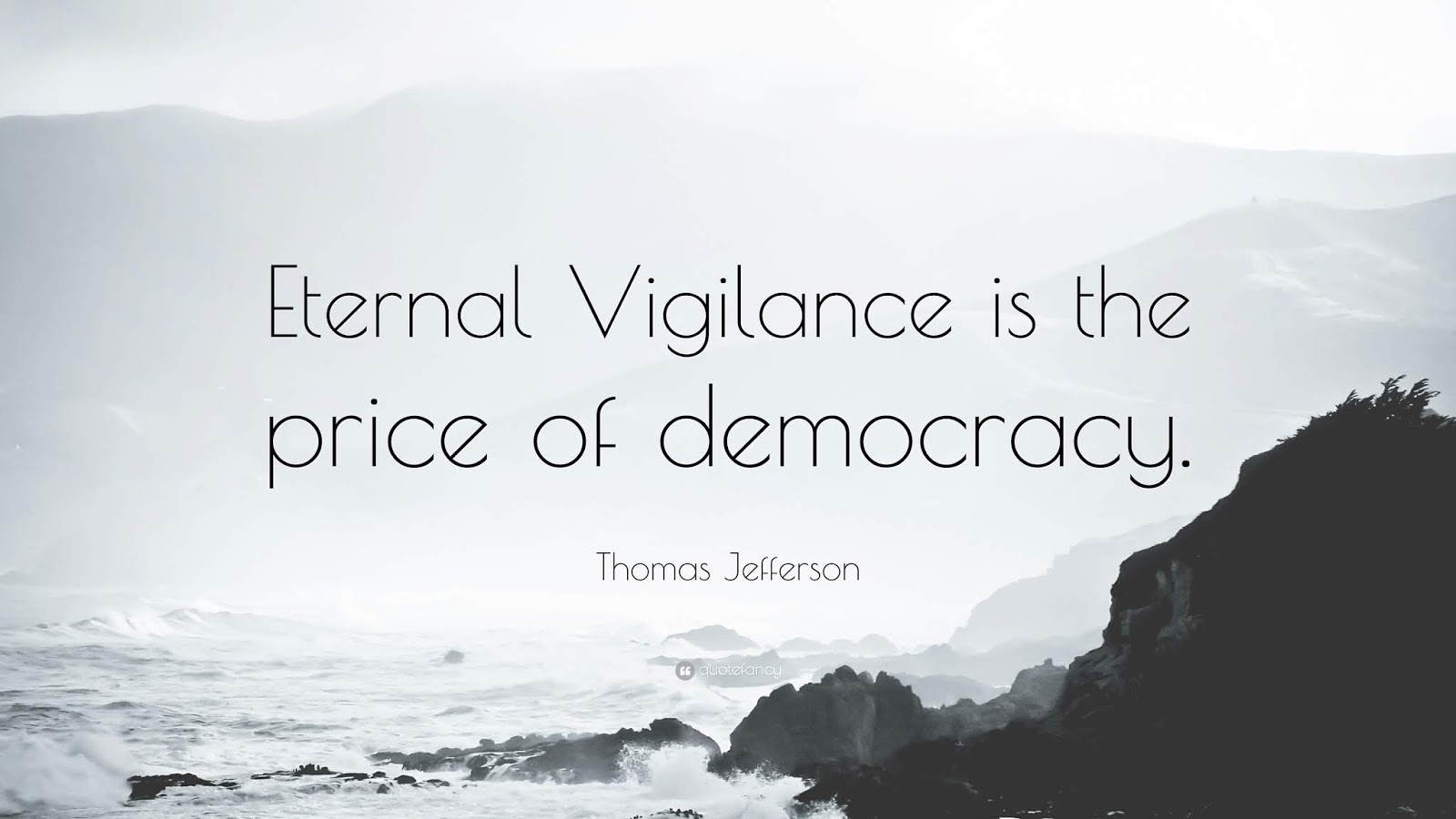 Eternal vigilance is the price of liberty paragraph for any class