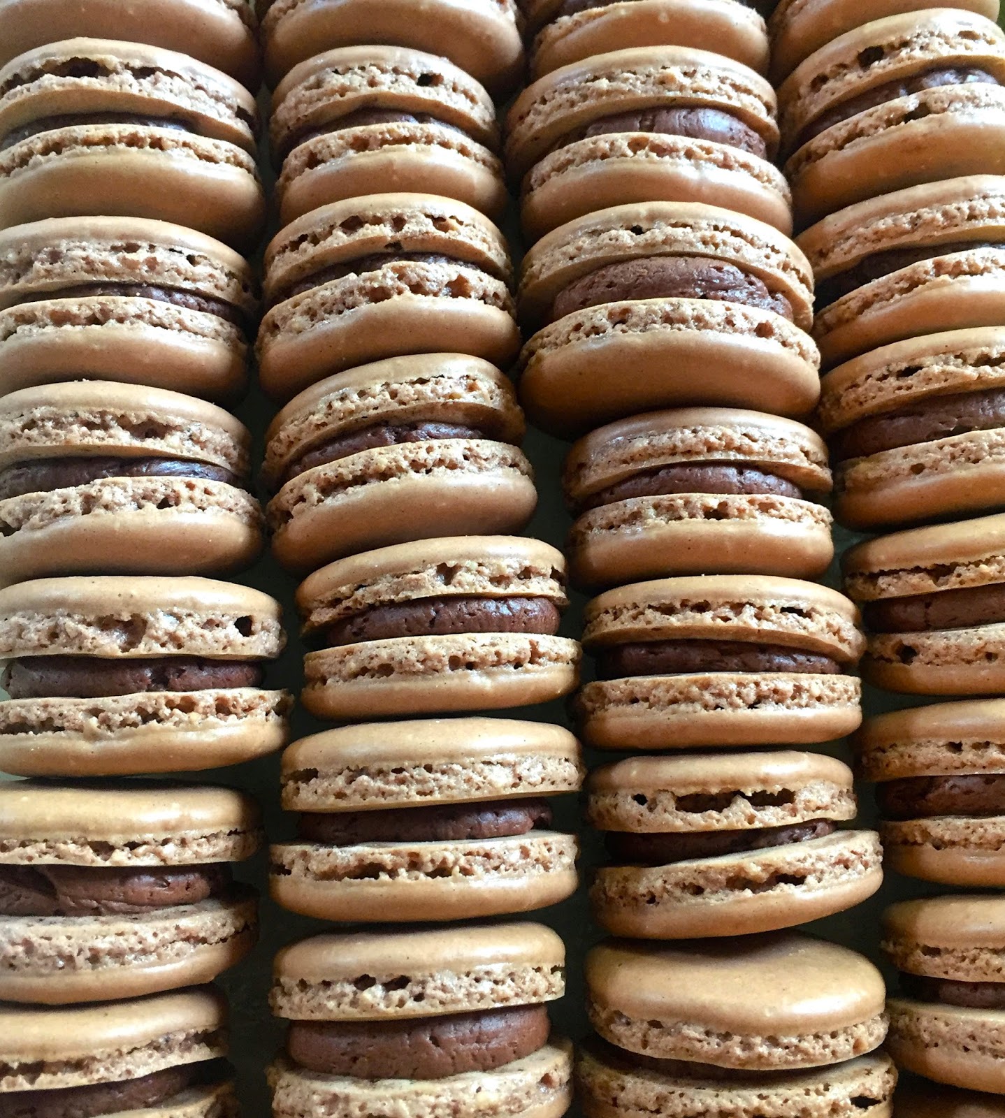 Heidi's Mix: Double Chocolate Espresso Macarons