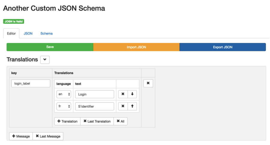 AEM & Schema Based JSON Editor AEM & Schema Based JSON Editor