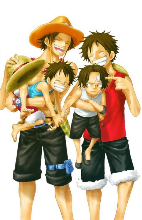 One Piece - Luffy family | Animez Wallpaper