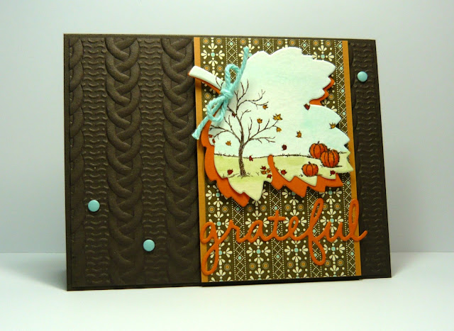 Perry Papercrafts: Leaf Scene