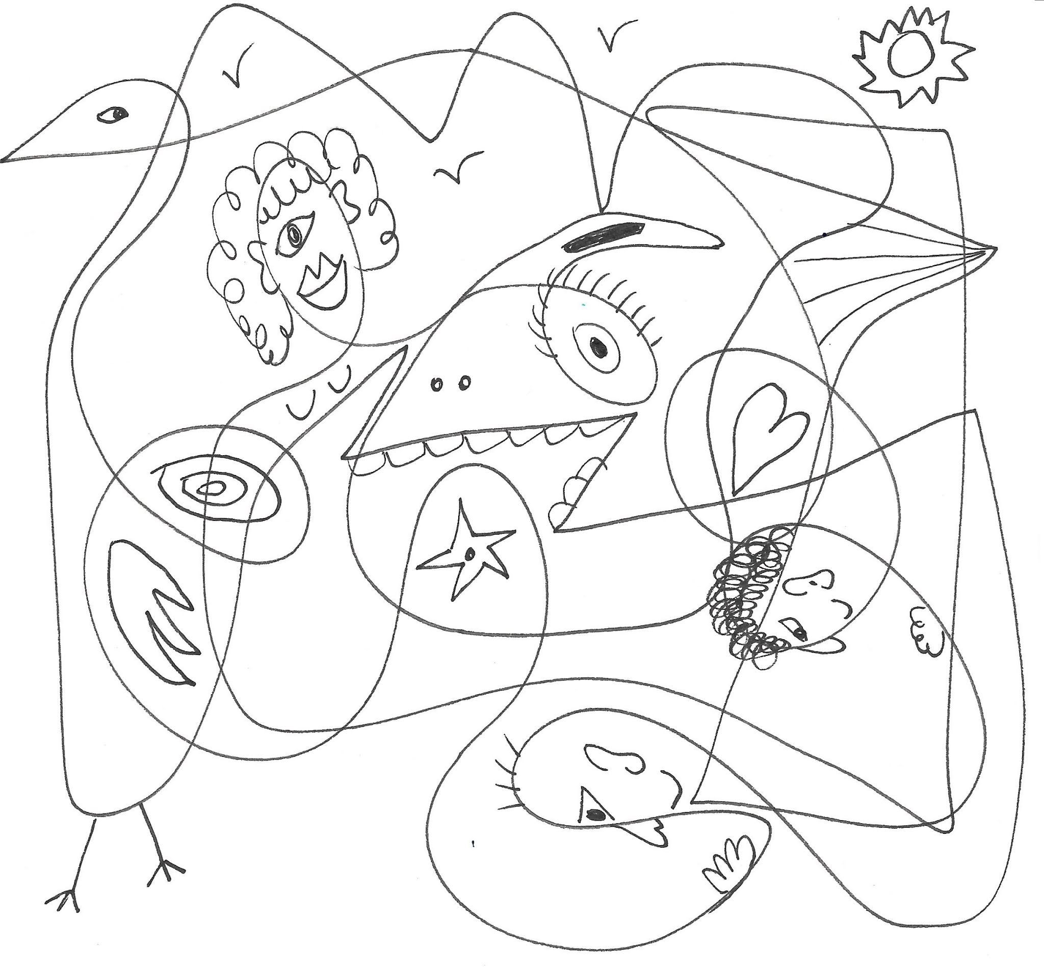 Diario de Arte terapéutico: 2020 Comparte tus creaciones- GARABATOS