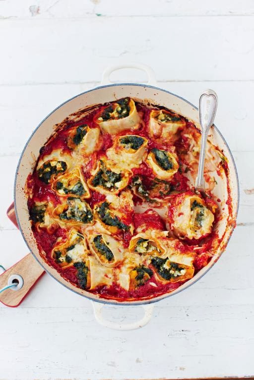 Fionnuala's Kitchen: Rotolo, a new way with pasta by Jamie Oliver..