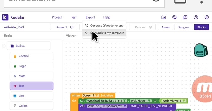 WebView Load Cache Extension for Thunkable | Kodular | Appy Builder ...