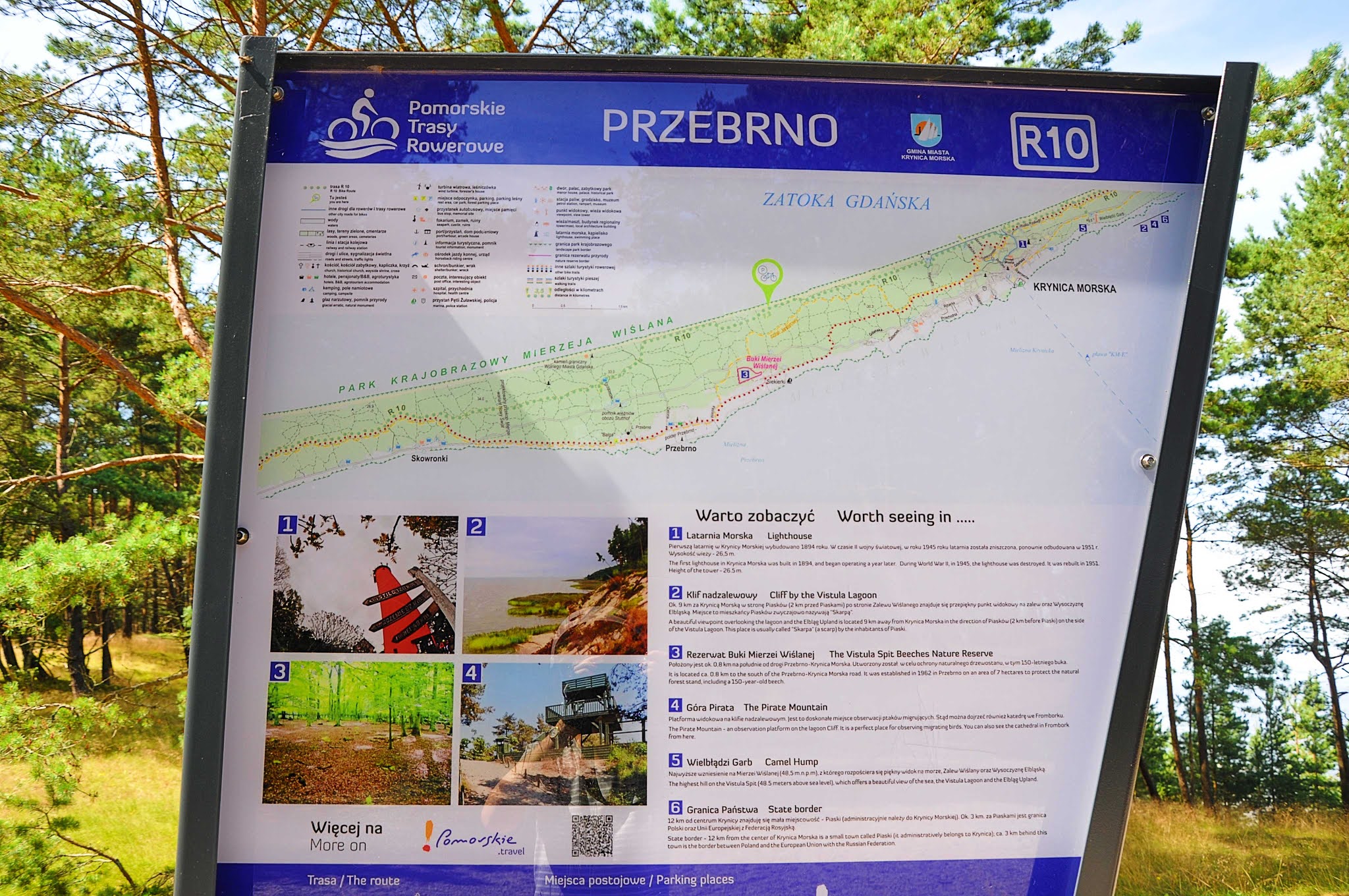 Trasa rowerowa R10 po Mierzei Wiślanej - cudowne widoki i wspaniały ...