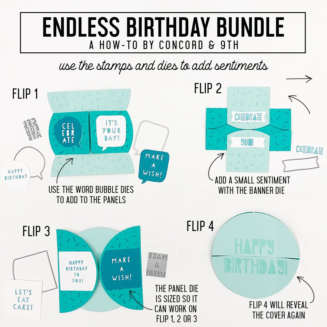 Inking Idaho: Endless Birthday Bundle by Concord & 9th