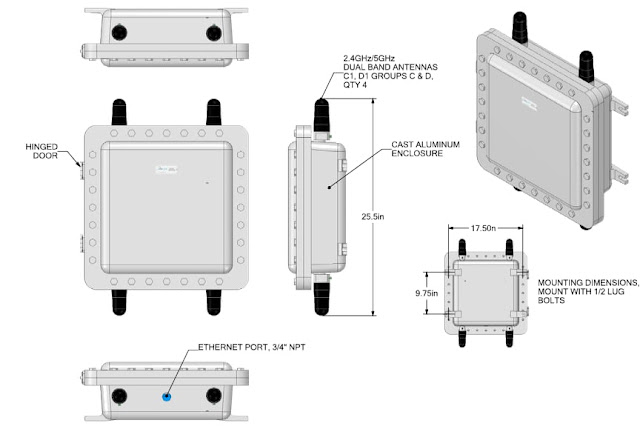 NEW! The AP414 Explosion Proof Access Point Enclosure for Cisco IW3702 ...