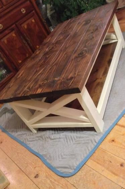 The Rustic Coffee Table - Easy DIY Project - Home Decor Ideas