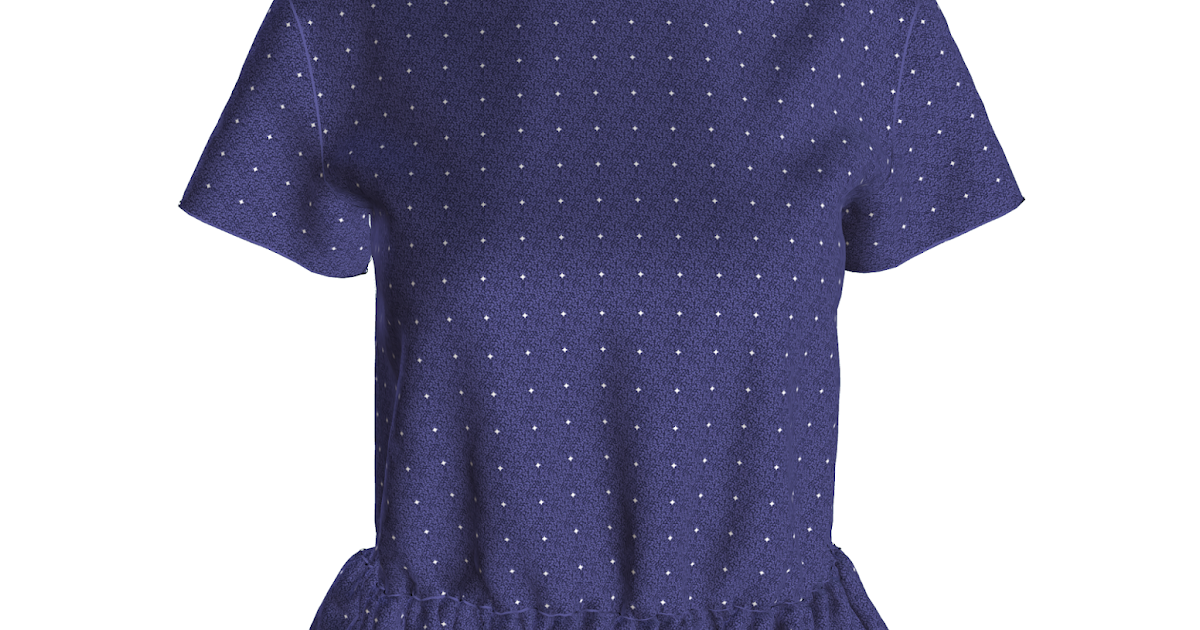 The Little Sewist: Free sewing pattern: Short sleeve ruffled hem top