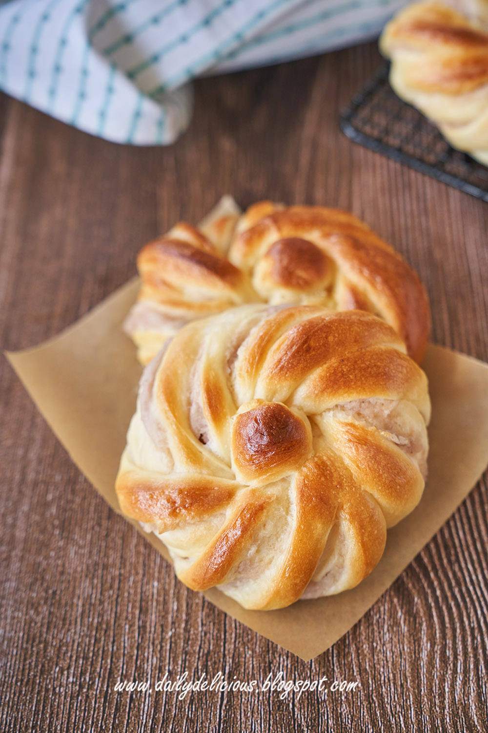 dailydelicious: Taro Bread