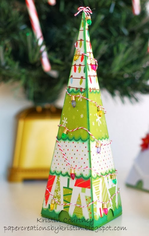 Paper Creations by Kristin: Christmas Tree Gift Boxes