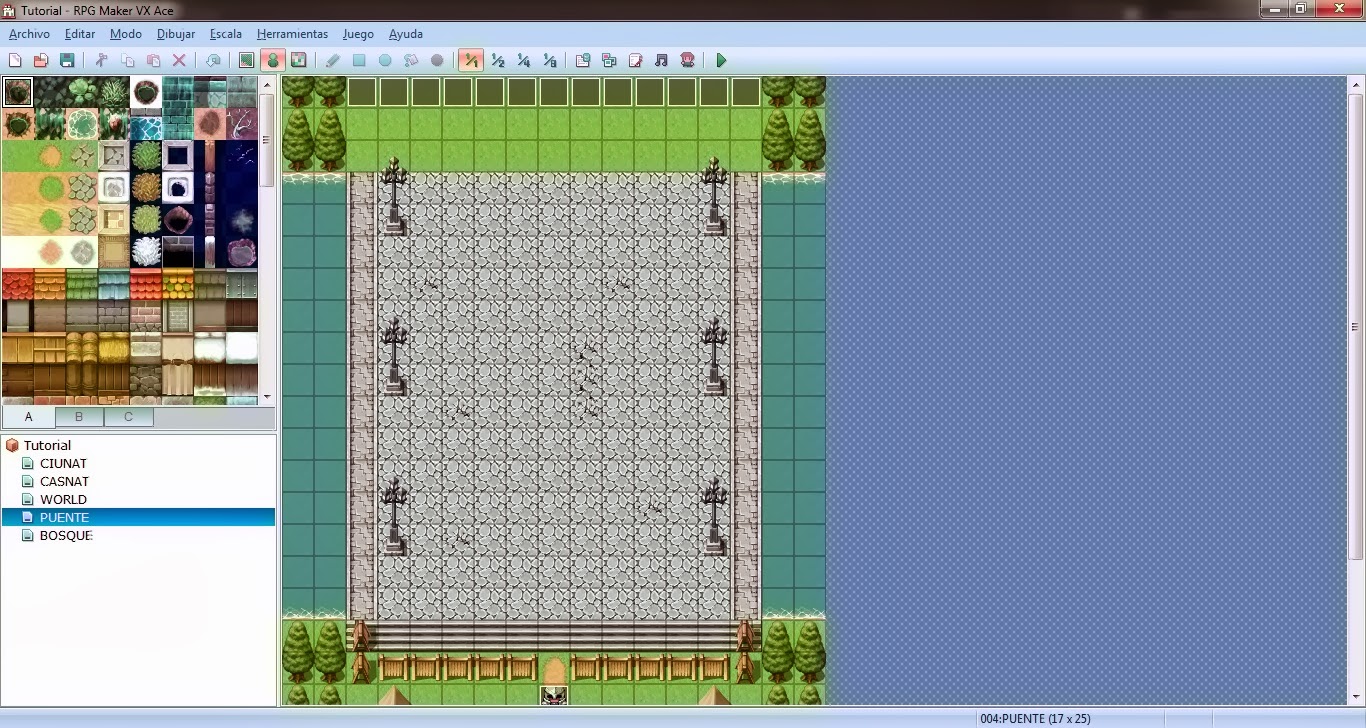 Creando un Juego con RPG Maker VX Ace: Puente y Ciudad: Programa ...