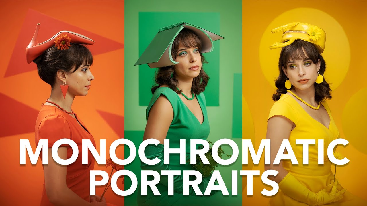 Monochromatic Color Portraits: 3 Easy Setups - Photography Blog Tips ...