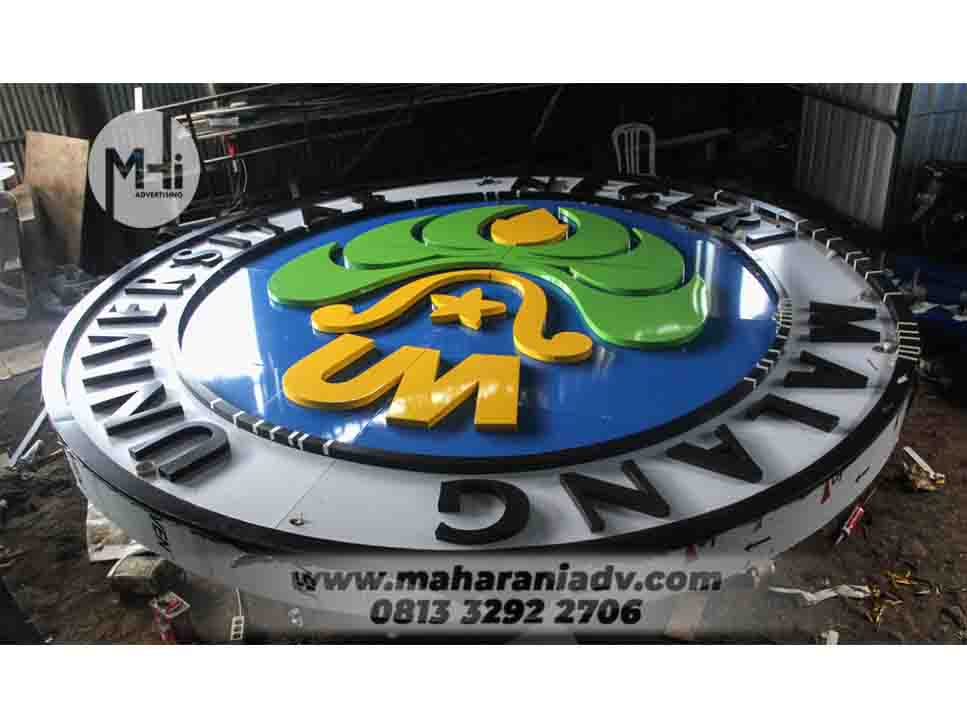 Logo 3D - Akrilik - Galvanis - Stainless Malang